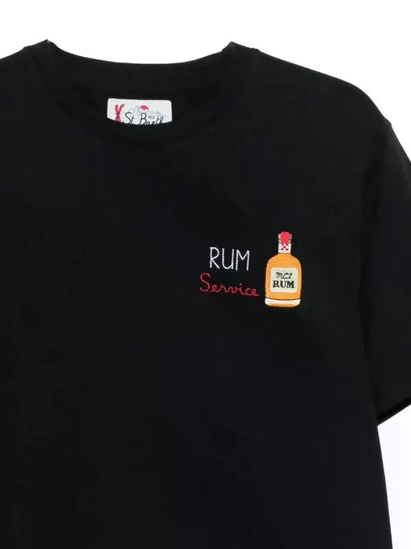 MC2 SAINT BARTH Arnott Embroidered Cotton T-shirt