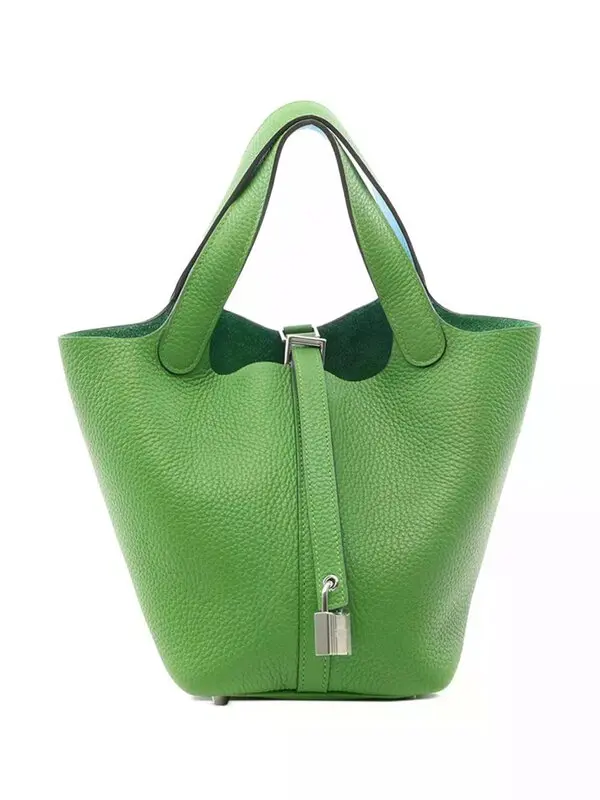 Hermès 2023 Clemence Picotin Lock 18 Handbag - Green