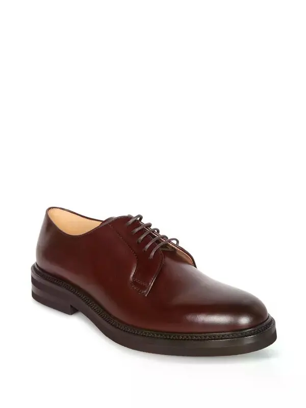 Brunello Cucinelli Lace-up Leather Derby Shoes