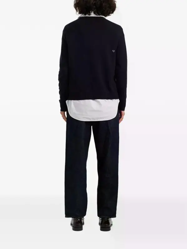 Chinti & Parker Peanuts-intarsia Pocket-detail Sweater