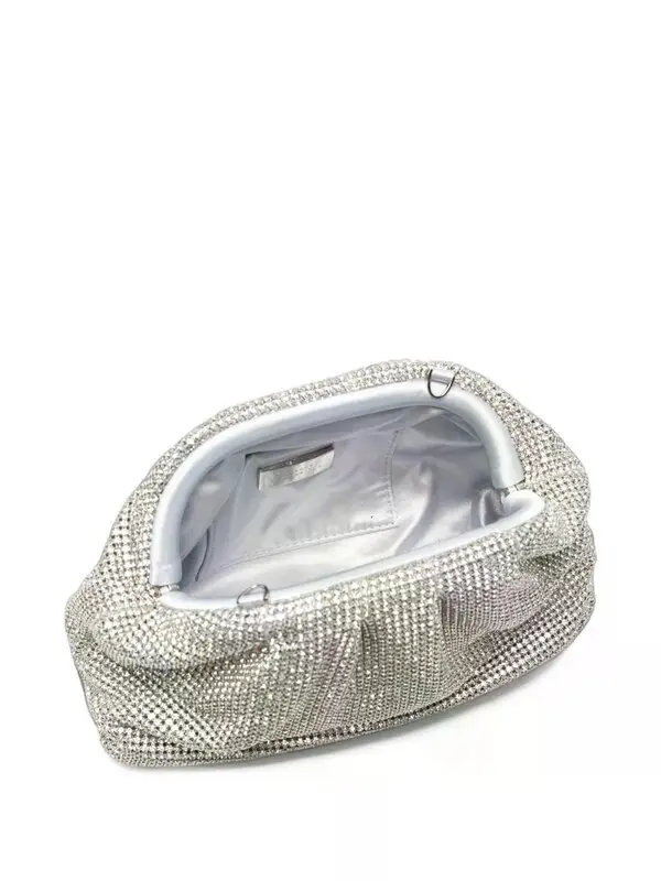TWENTY FOURHAITCH Crystal-embellished Ruched Crossbody Bag