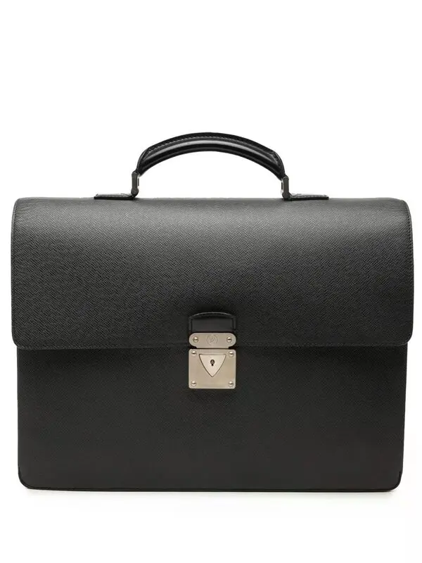 LOUIS VUITTON 2006 Taiga Robusto 1 Business Bag - Black