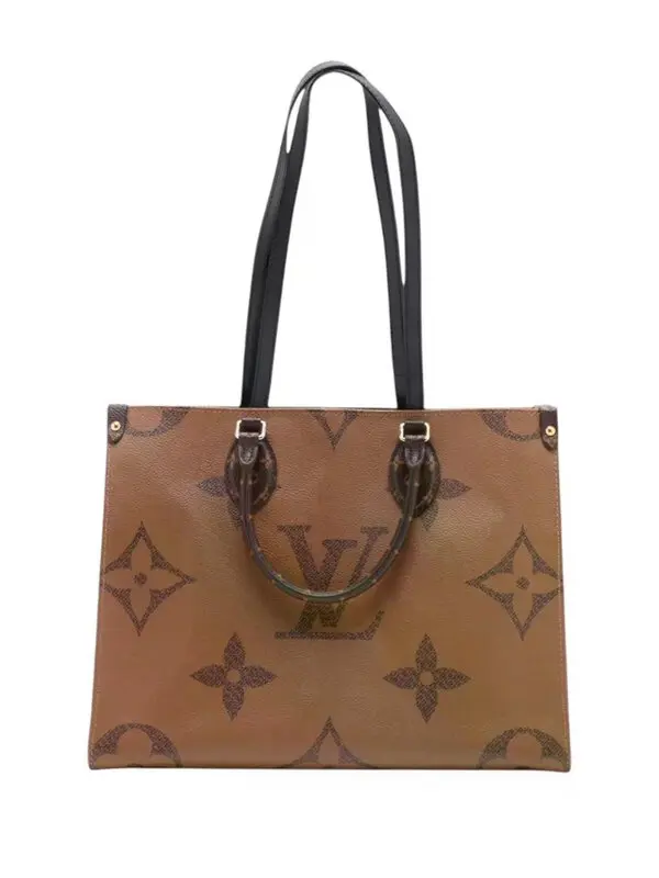 LOUIS VUITTON 2021-2026 Monogram Reverse Giant Onthego Mm Satchel