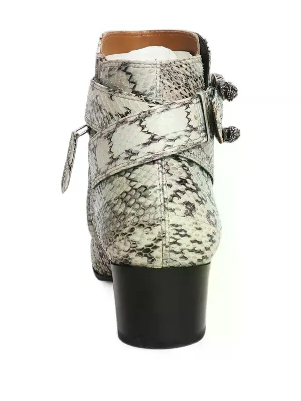 Gucci Buckle-detail Biker Boots