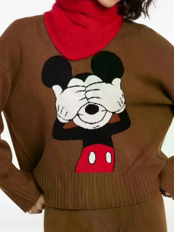 Chinti & Parker Peekaboo Mickey Sweater