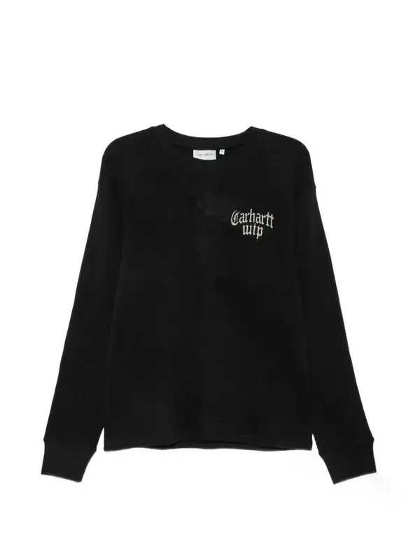 Carhartt Work In Progress Logo-embroidered Waffle-knit T-shirt