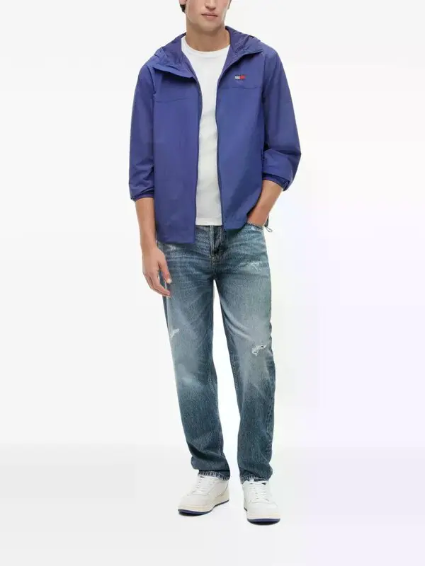 Tommy Hilfiger Hooded Logo-patch Jacket
