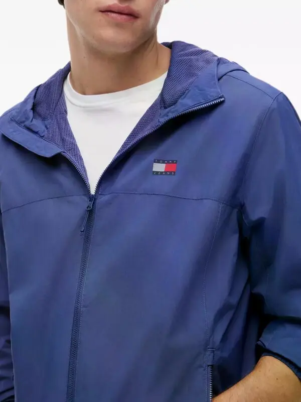 Tommy Hilfiger Hooded Logo-patch Jacket