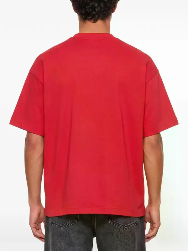 Casablanca Reflective Logo-patch T-shirt