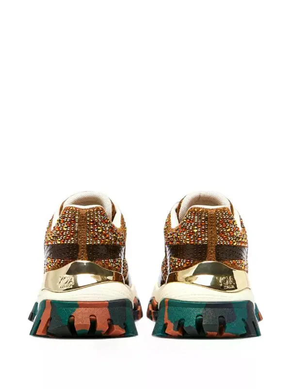 JOIA PARIS Crystal-embellished Sneakers
