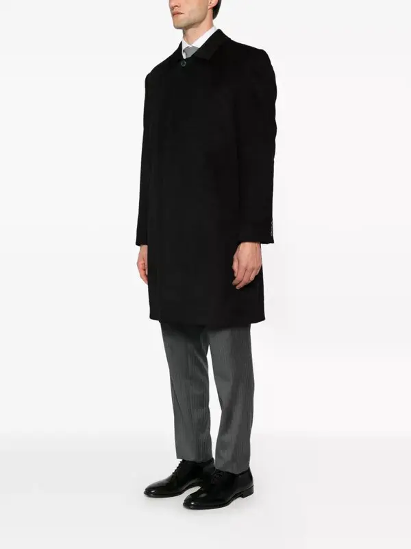 SERGIO MORETTI FIRENZE Single-breasted Coat - Black