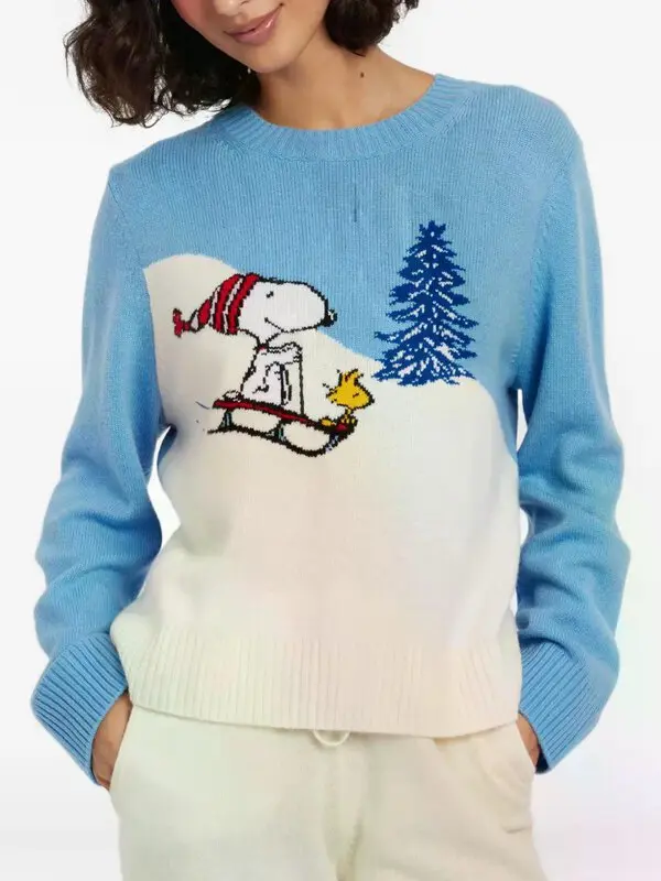 Chinti & Parker Snoopy-intarsia Sweater