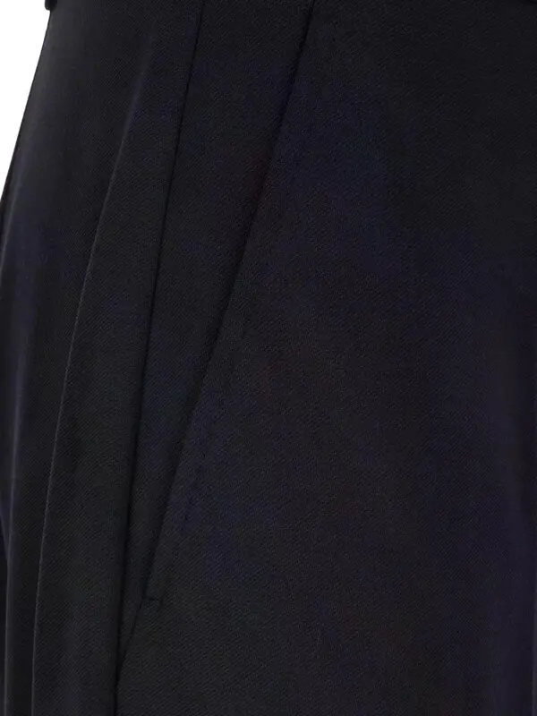 Max Mara Pressed-crease Wide-leg Trousers - Blue
