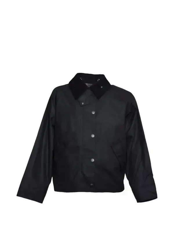 Barbour Transport Waxed Jacket - Black
