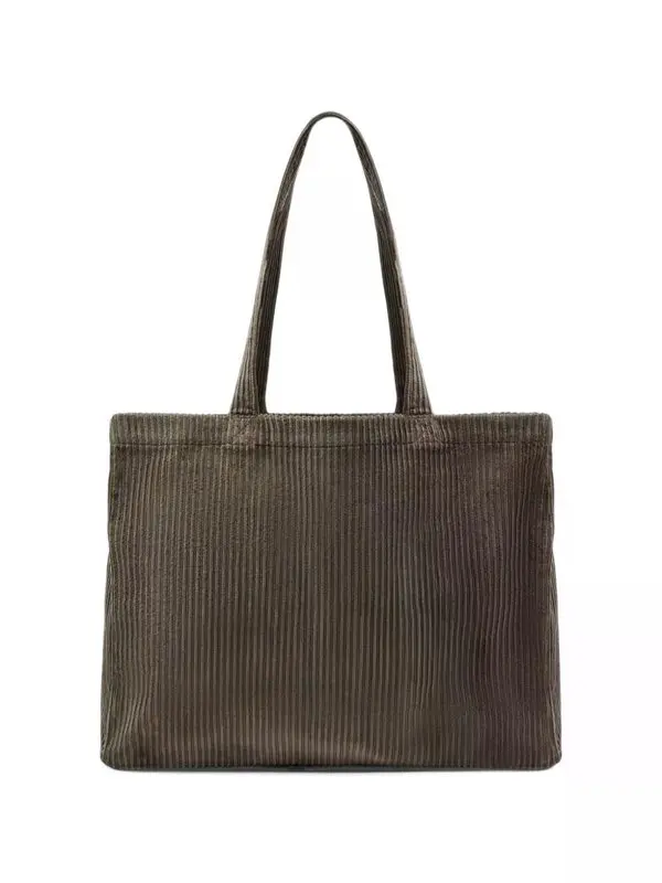 A.p.c. Corduroy Logo-print Tote Bag