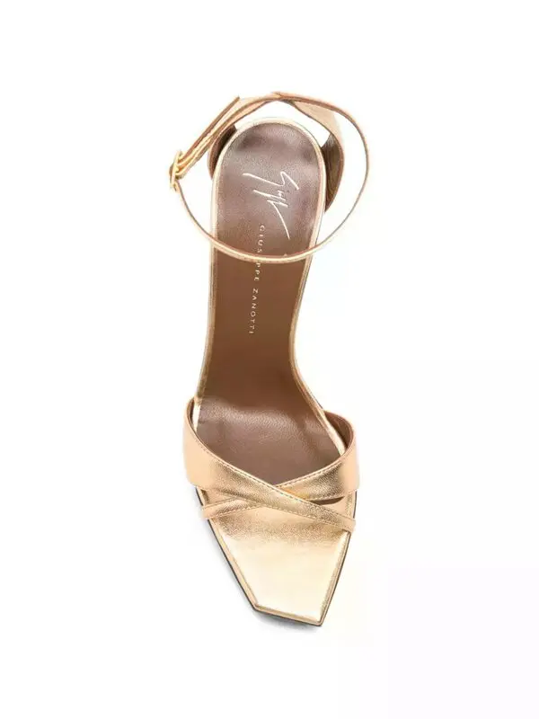 GIUSEPPE ZANOTTI Brivido Cruz Sandals 105 - Gold