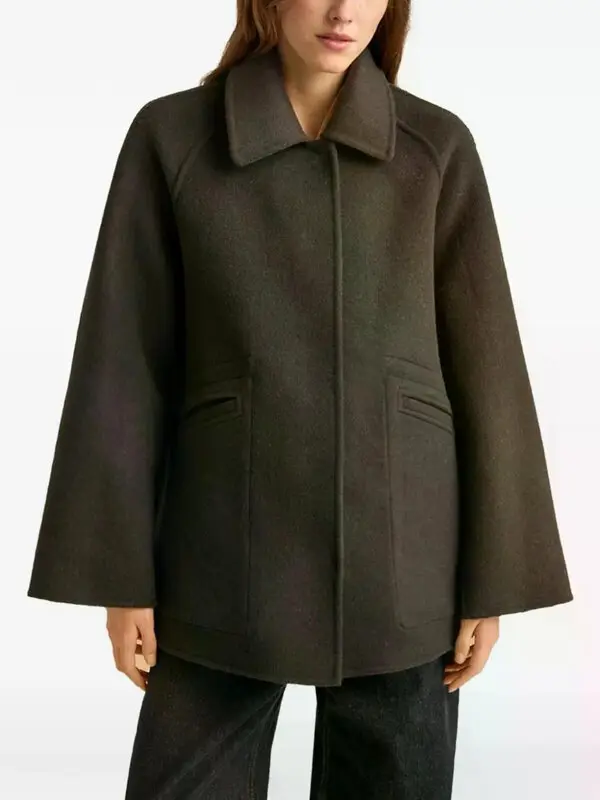 Momoni Aira Reversible Jacquard Coat