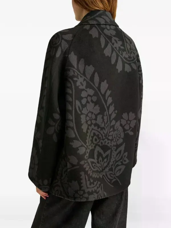 Momoni Aira Reversible Jacquard Coat
