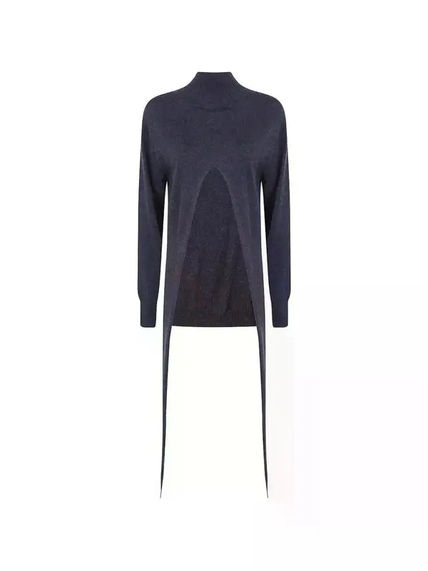 Issey Miyake Cut-out High-neck Sweater - Grey