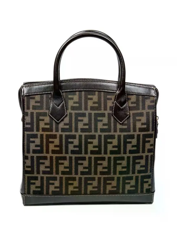 Fendi Zucca Canvas Shoulder Bag