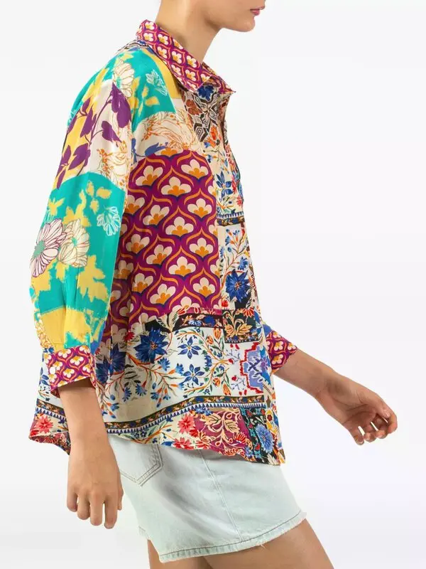 SARACO Boheme Collage Patchwork Shirt