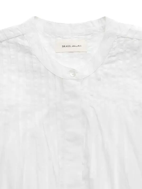 SKALL STUDIO Pintuck-detail Dot Shirt