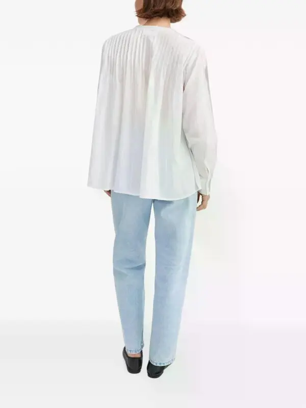 SKALL STUDIO Pintuck-detail Dot Shirt