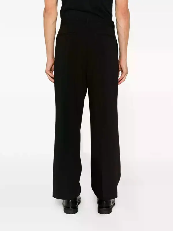Imperial Pleated Straight-leg Trousers