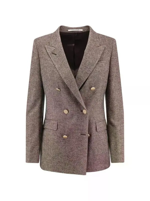 Tagliatore Herringbone Double-breasted Blazer