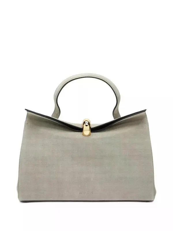 Jacquemus The Valérie Folded Bag - Neutrals