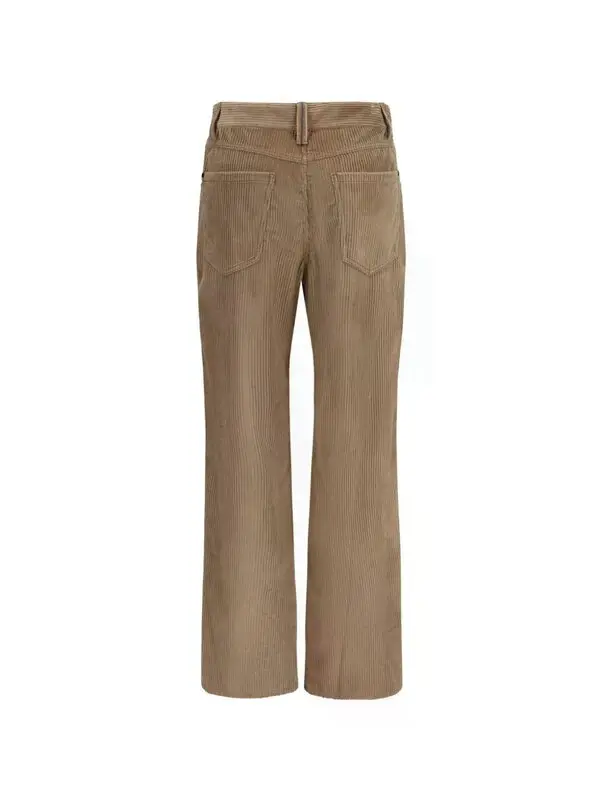 Brunello Cucinelli Corduroy Straight-leg Trousers - Neutrals