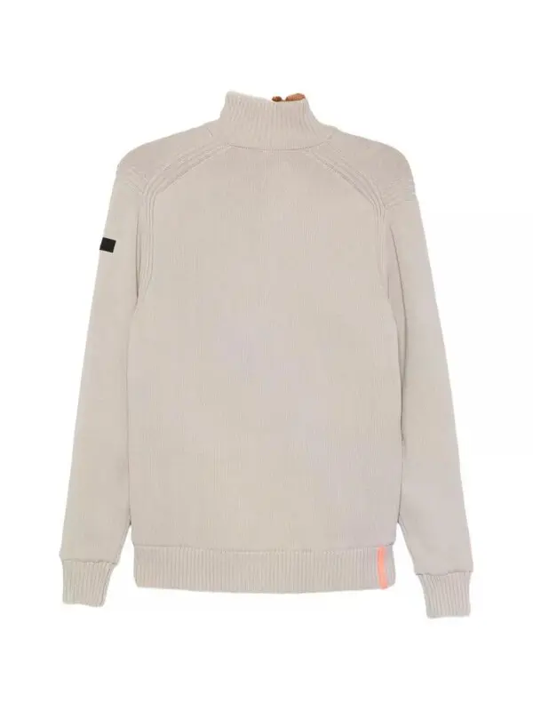 RRD Ribbed-knit Zip-up Cardigan