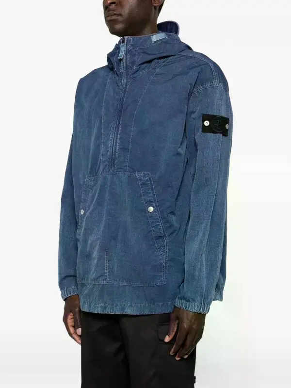 Stone Island Logo-patch Hooded Jacket