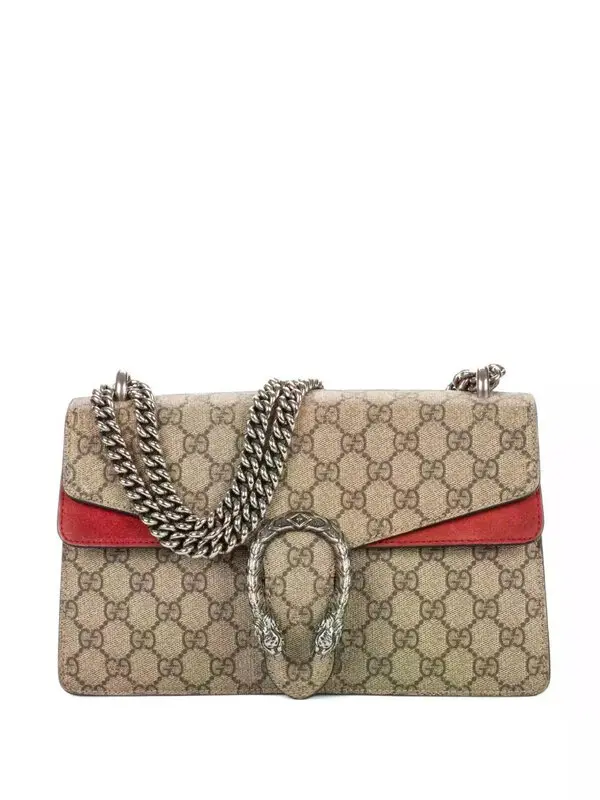 Gucci Small Dionysus Gg Supreme Shoulder Bag - Neutrals
