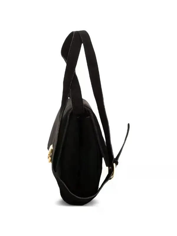 Celine Triomphe Shoulder Bag - Black