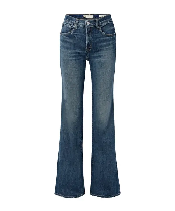 NILI LOTAN High-rise Straight-leg Jeans