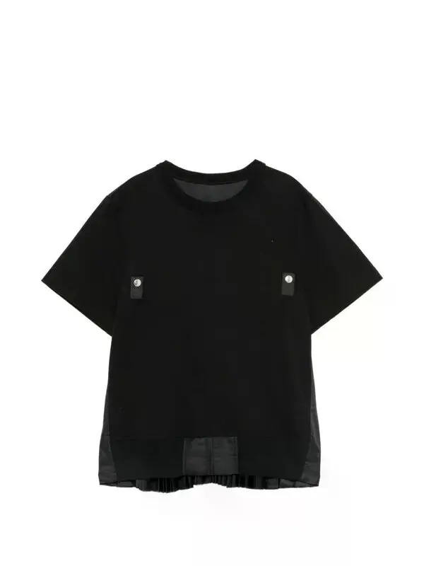 Sacai Cotton Panelled T-shirt