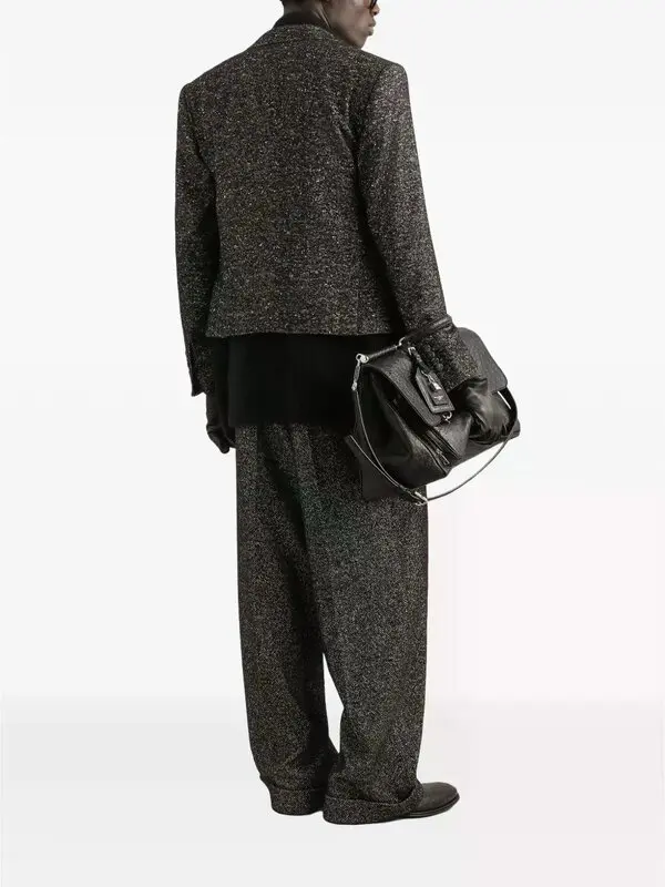 Dolce & Gabbana Textured Wool-blend Trousers