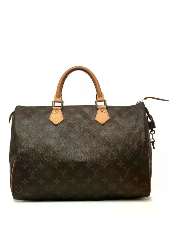 LOUIS VUITTON 2001 Monogram Speedy 35 Boston Bag