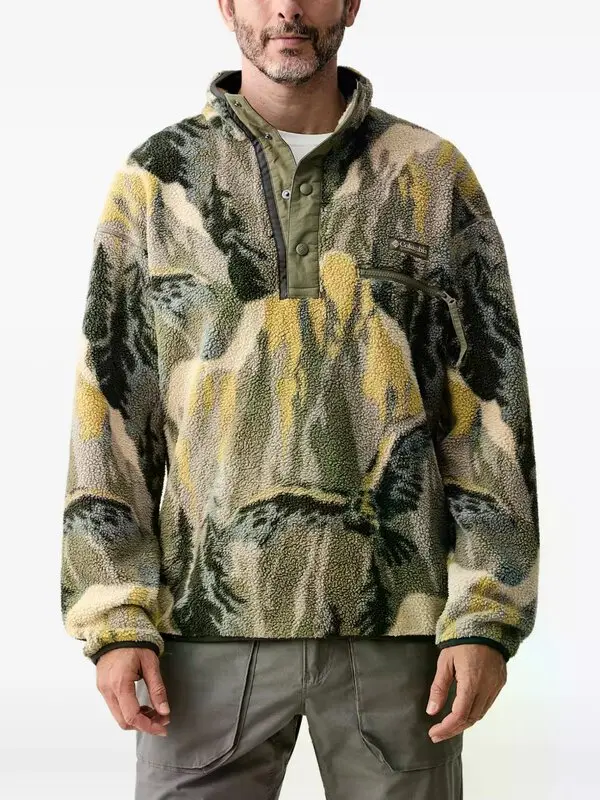 Columbia Fleece Graphic-print Sweater