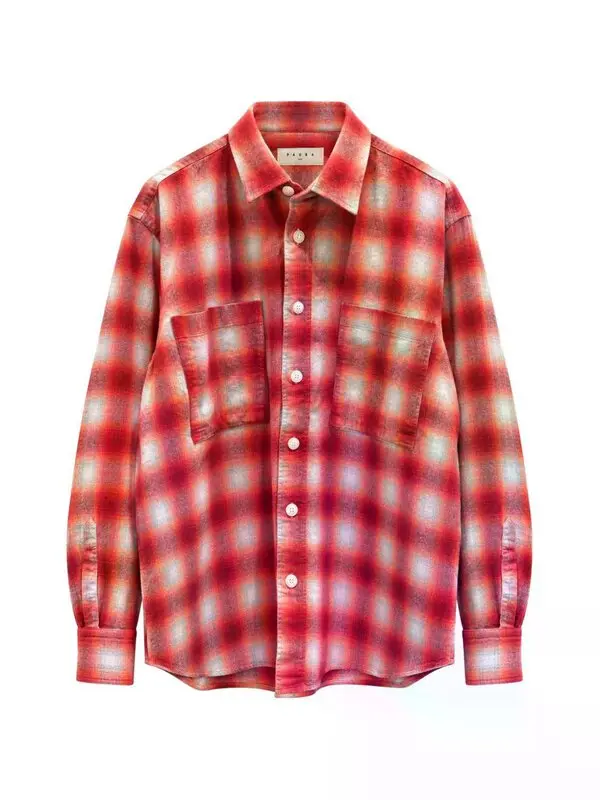PAURA Checked Flannel Shirt