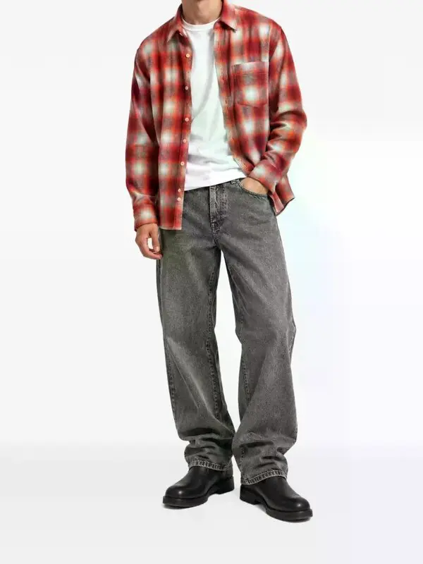PAURA Checked Flannel Shirt