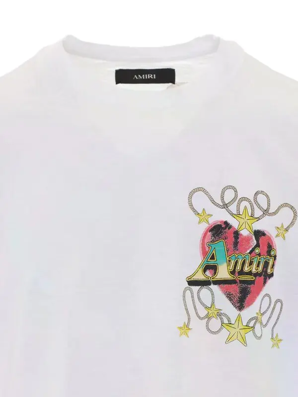 Amiri Heart Logo-print T-shirt