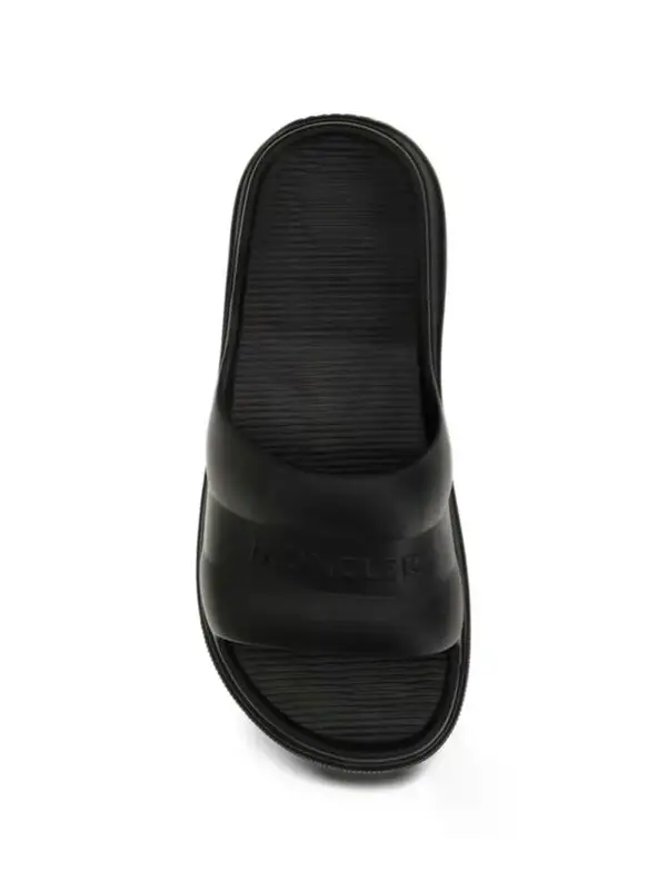 Moncler Altive Logo-embossed Platform Slides