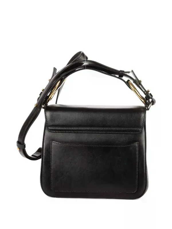 Chloé Small C Leather Two-way Handbag - Black