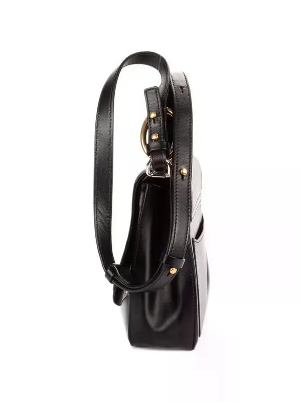 Chloé Small C Leather Two-way Handbag - Black