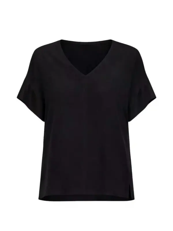 Liu Jo V-neck Short-sleeve Blouse - Black