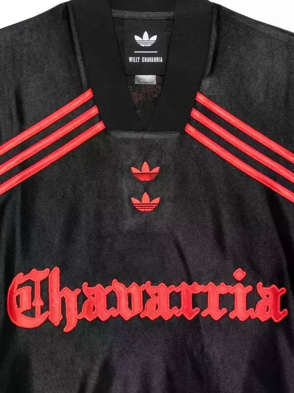 WILLY CHAVARRIA X Adidas Logo-embroidered Striped Sweatshirt