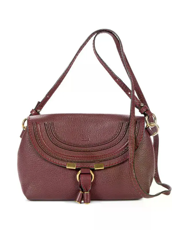 Chloé Mini Marcie Flap Shoulder Bag - Red
