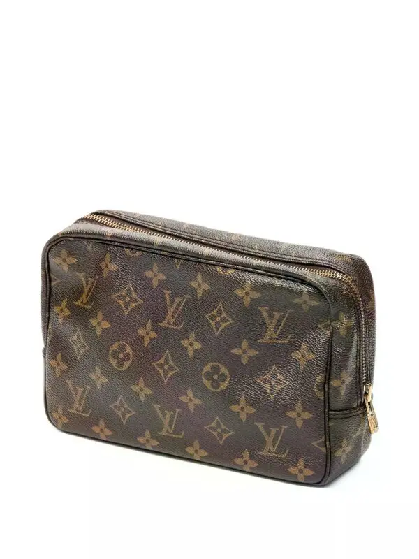 LOUIS VUITTON Pm Monogram Makeup Bag - Brown